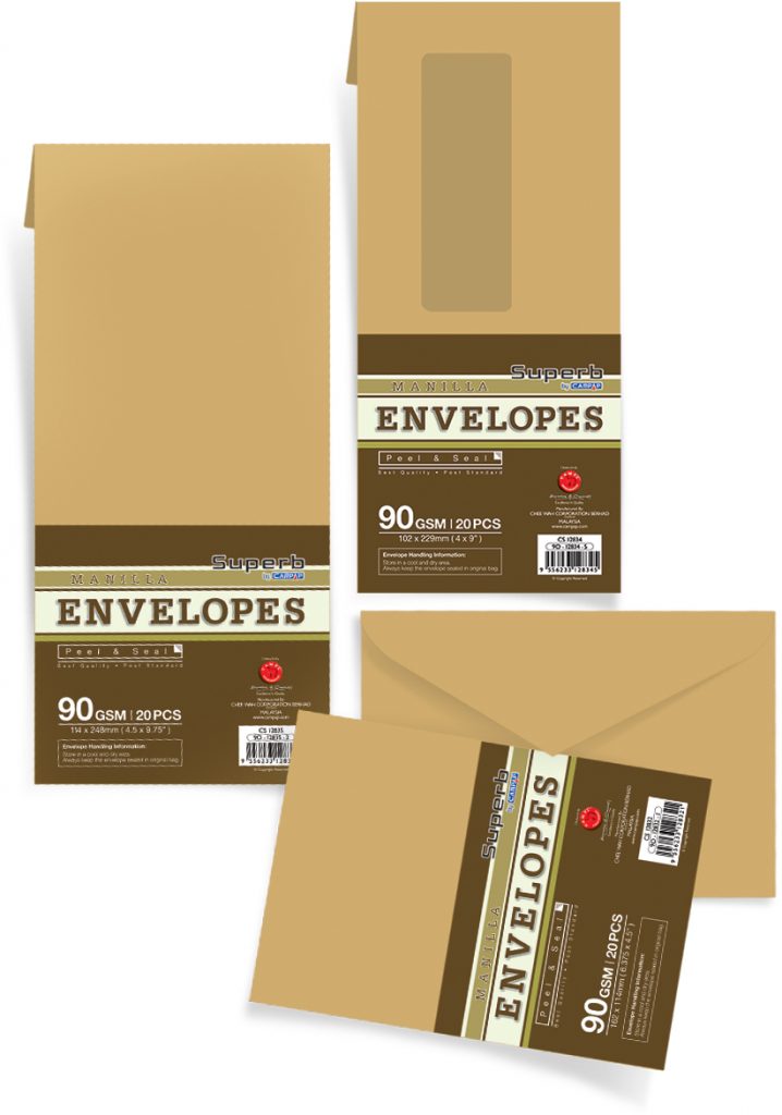 Manila Envelopes With Assorted Size - Campap